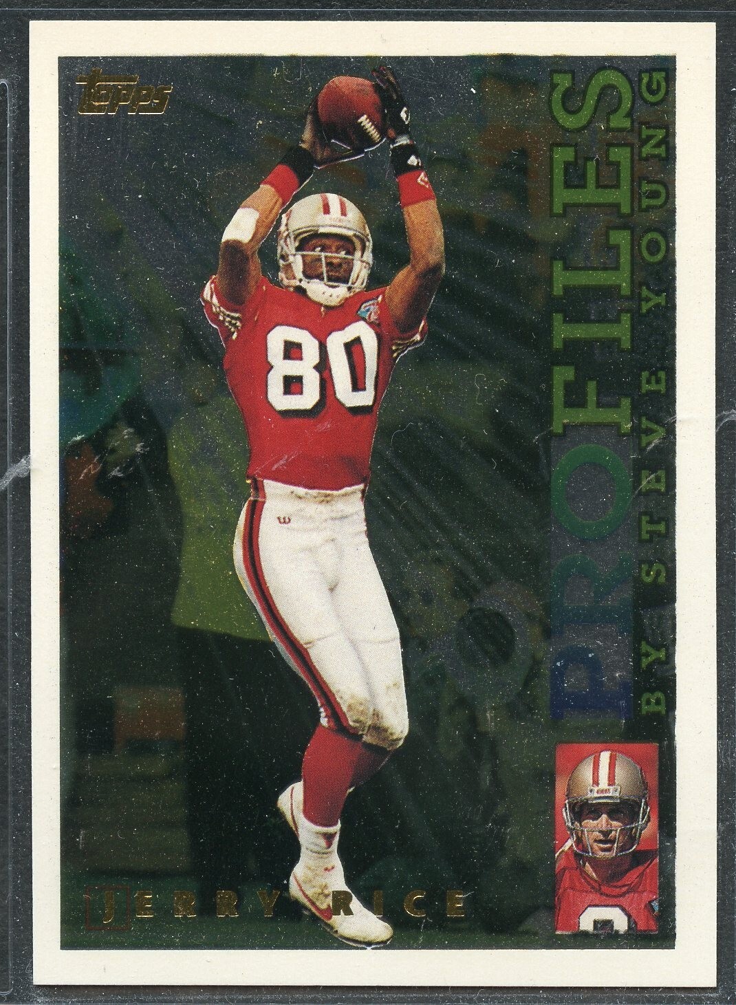 1995 Topps Football Profiles - #PF-9 - Jerry Rice - San Francisco 49ers ...