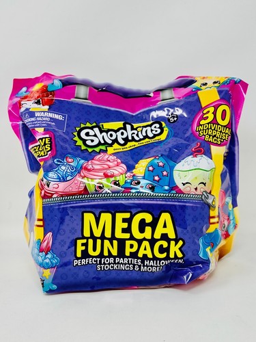 Shopkins Exclusive Mega Fun Pack with 30 individual surprise bag RARE ...