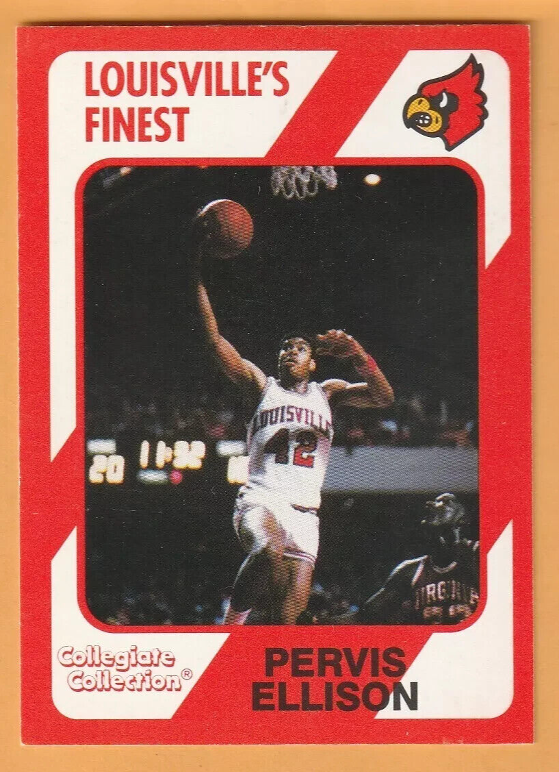Pervis Ellison Louisville Cardinals 1989 Card #4 1986 NCAA Champs ...
