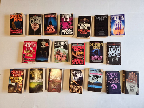 HUGE Lot of 20 Stephen King 1st Edition Paperbacks, Vintage Signet ...