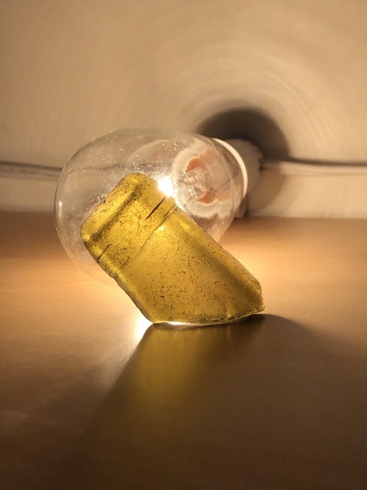 Rare Find! Black/Pirate Glass Bottle Top Surf Tumbled Olive Green Found ...