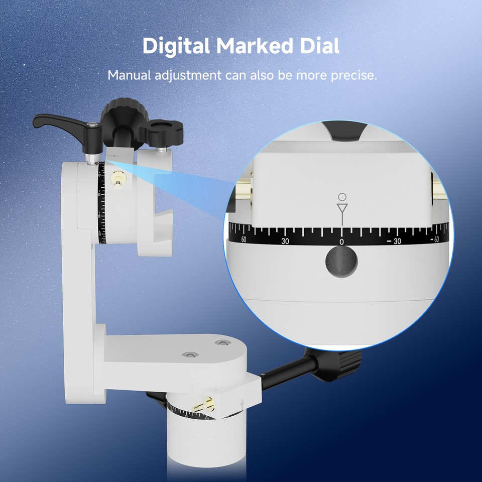 SVBONY SV225Mini Alt-Azimuth Telescope Mount Adjustable Angle Visual ...