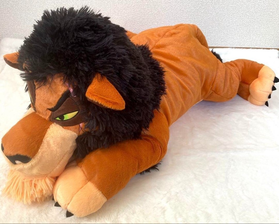 RARE Disney Lion King Scar Grande BIG Plush doll 2024 from JAPAN 27.55 ...
