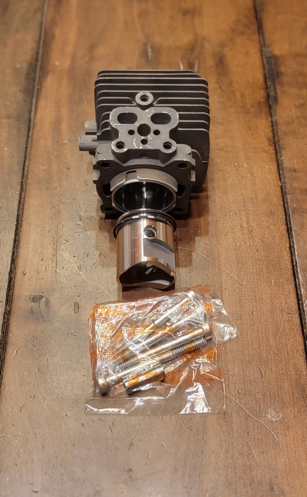 STIHL Cylinder w/Piston 34mm BG86 SH86 BR200 4241-020-1200 Genuine OEM ...