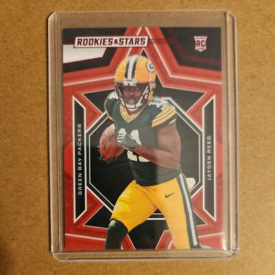2023 Jayden Reed Panini Rookies & Stars Red Parallel Rookie Card RC ...