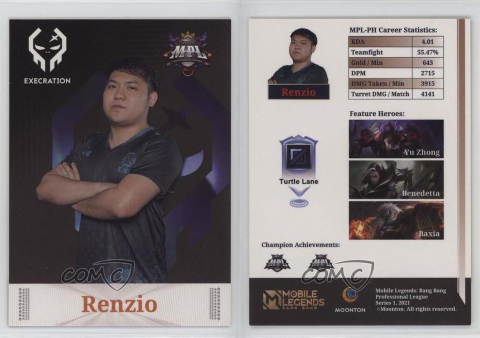 2021 Moonton Mobile Legends: Bang Bang MPL Philippines Series 1 Renzio ...