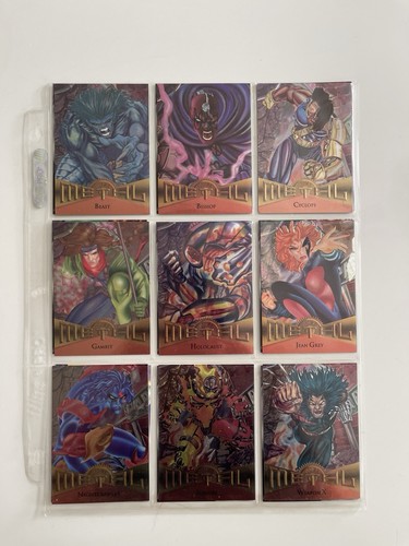 1995 Marvel Metal 138 of 138 Card Base Set | eBay