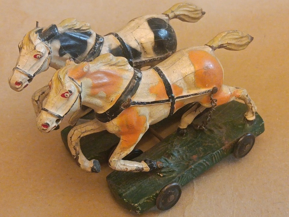 Elastolin 0/750/2 Wild West “Field Wagon with Cowboy”, original, years ...