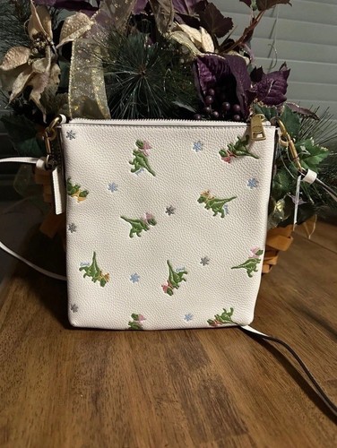 COACH Dinosaur Rexy Winter Holiday Crossbody Shoulder Bag | eBay