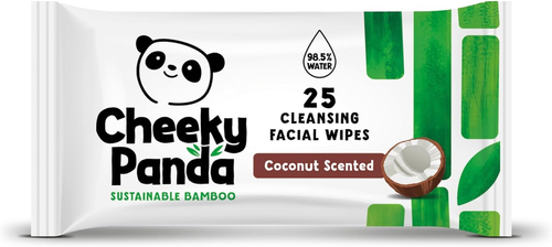 The Cheeky Panda – Facial Wipes, Coconut Scented | Bulk Box of 24 Packs ...