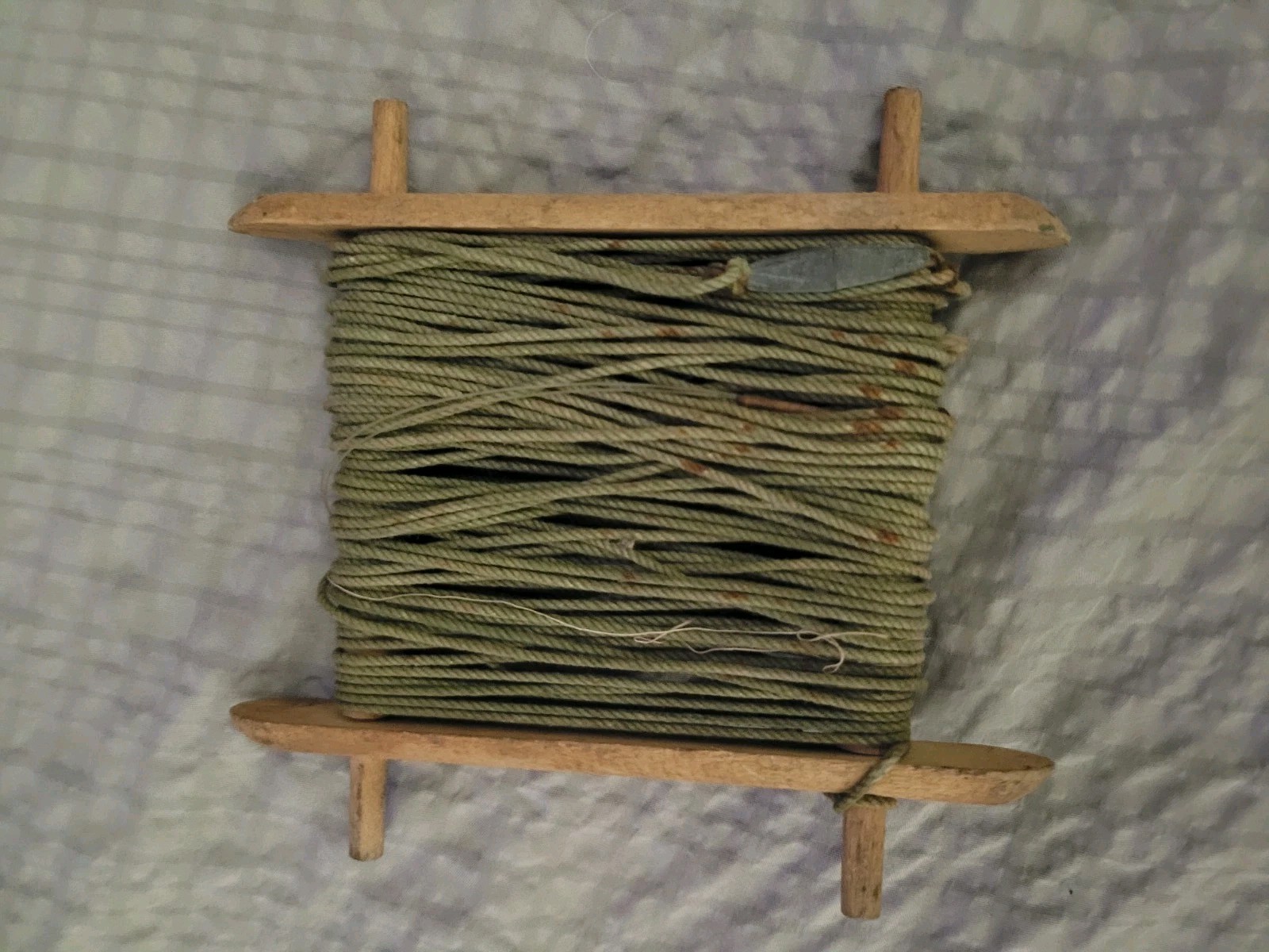 VTG Wooden Fishing Hand Line Fly Lure Winder Hand Reel | eBay