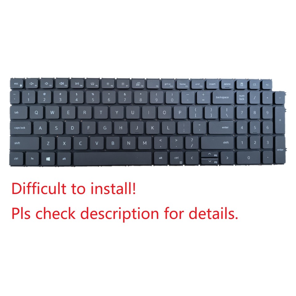 Original for Dell Inspiron 15 3530 US Backlit Black Keyboard | eBay