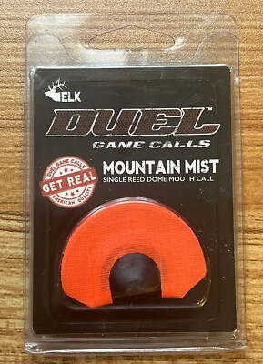 Duel Game Calls Elk Mountain Mist Single Reed Dome Mouth Call E016S ...
