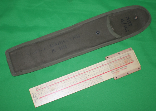 Vietnam M 86 US Army LOAD ADJUSTER SLIDE RULE / Mortar - Artillary ...