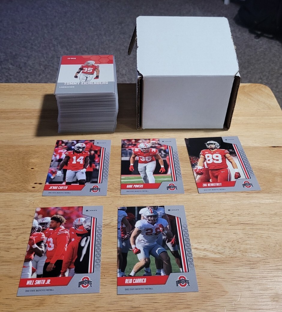 2023 Ohio State Football ONIT Athlete NIL Cards Complete Set with ...