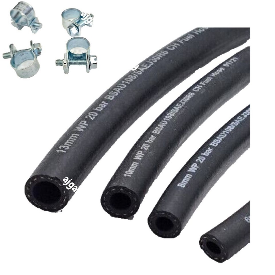Reinforced Nitrile Rubber Fuel Pipe Petrol Gas Diesel Oil Line Hose ...