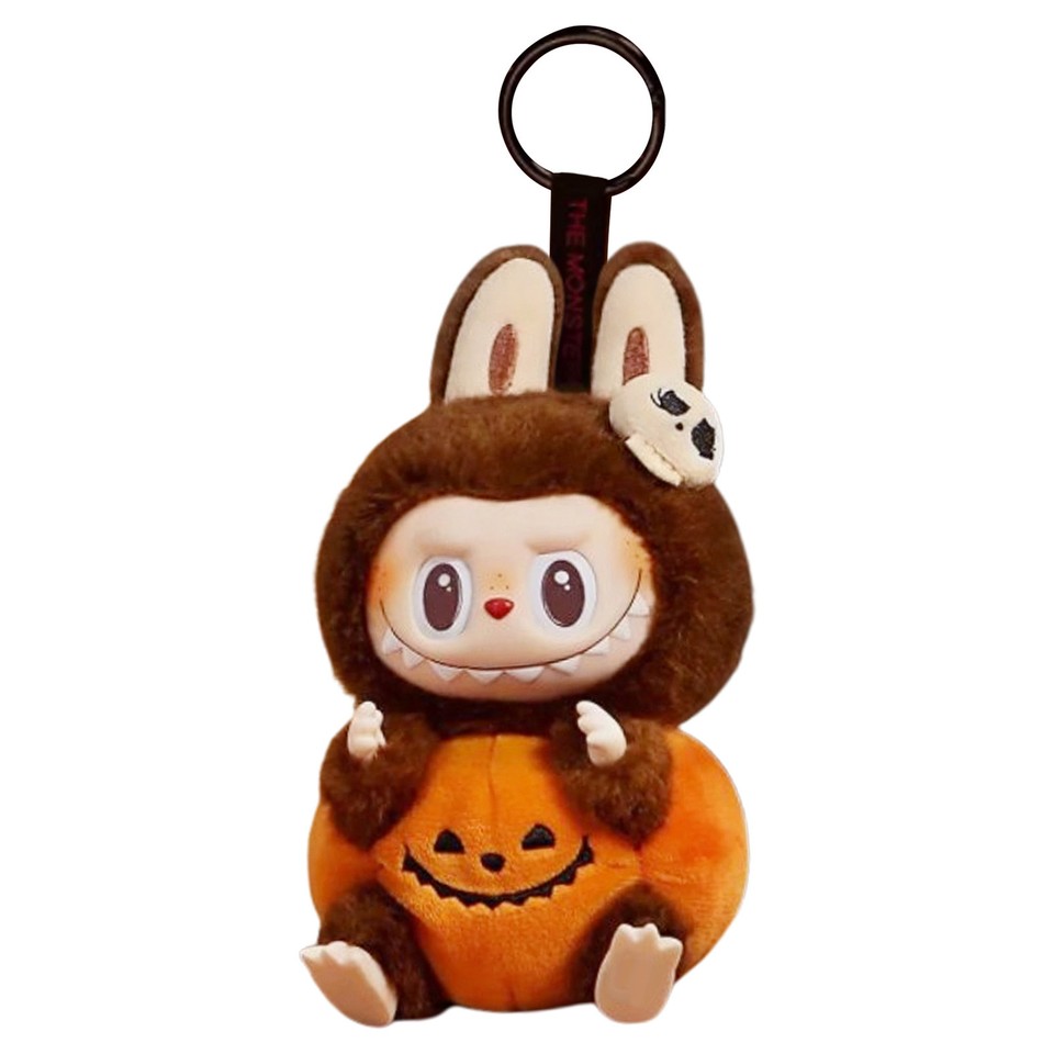 POPMART The Monsters Labubu Halloween Bat Pumpkin Bloomers Plush Doll ...