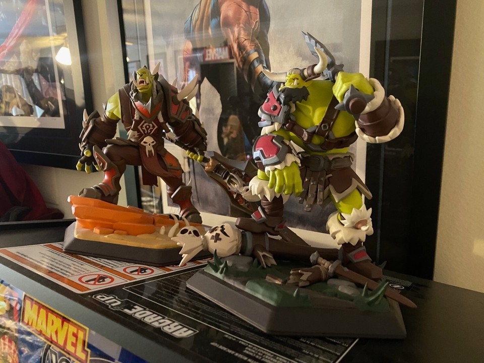 World of Warcraft Legend SAURFANG and ORC GRUNT Statues | eBay
