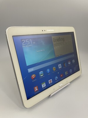 Samsung Galaxy Tab 3 10.1 GT-P5210 White Wi-Fi 16GB 3MP Android Tablet ...