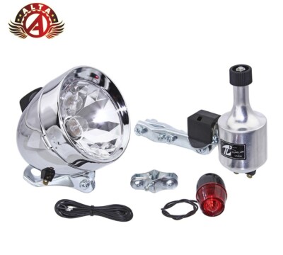 NEW! Original Classic Bicycle Generator Bullet Light Set 12V 6W. | eBay
