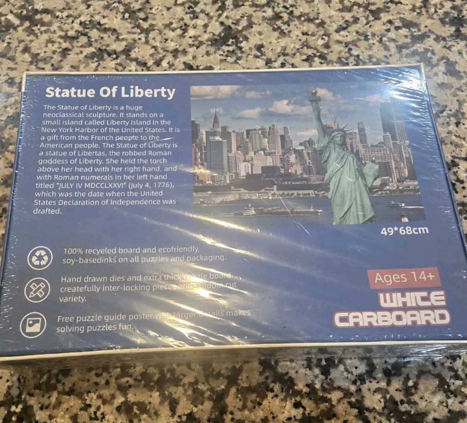 Max Renard 1000 Pc Statue Of Liberty Puzzle | eBay