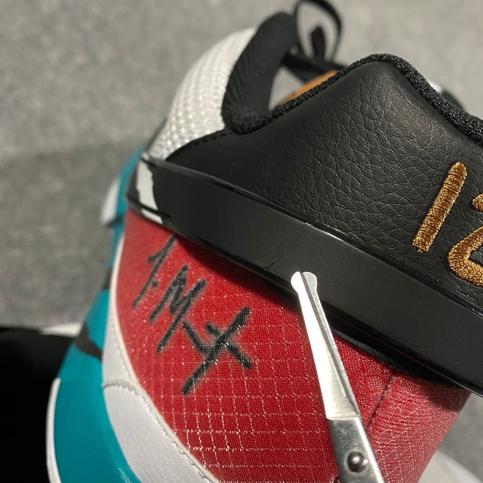 Nike Ja 1 “Reverse Scratch” Basketball Sneakers Mens 18 White Green Red ...