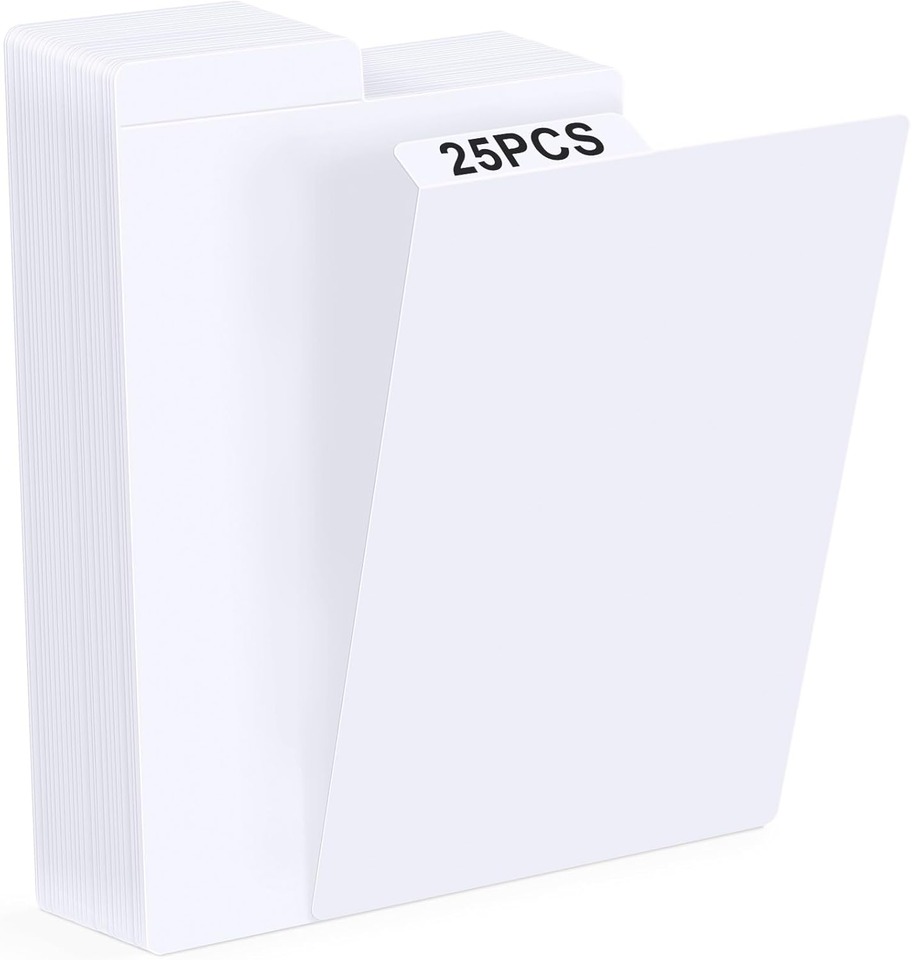 Comic Book Dividers, 25 Pack Cardboard Comic Book Dividers with Tabs ...