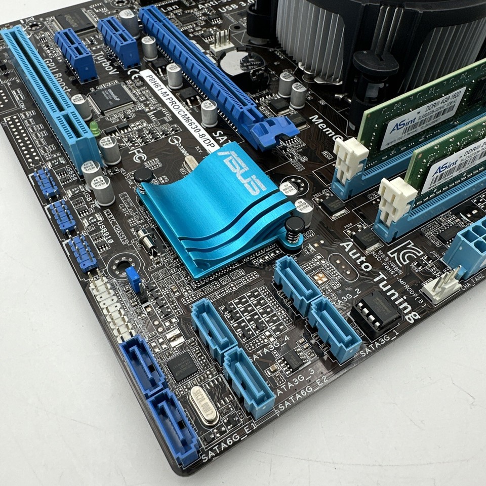 ASUS Motherboard Combo P8H61-M PRO/CM6630-8/DP_MB Intel i3-3220 3.3GHZ ...