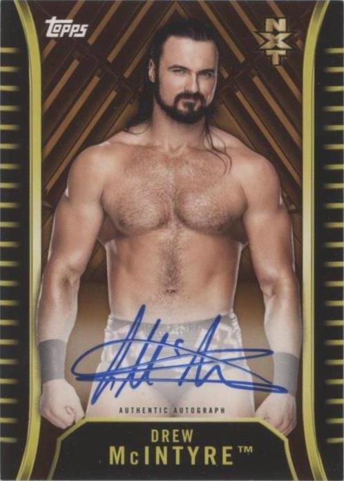 2018 Topps WWE NXT - Autographs Drew McIntyre #A-DM Bronze /99 (AU) for ...