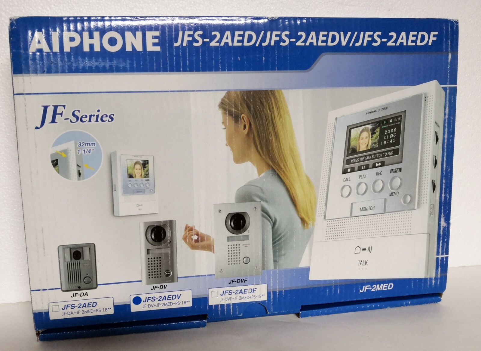 Aiphone Video Intercom Station Kit Zinc Jfs-2aedv for sale online | eBay