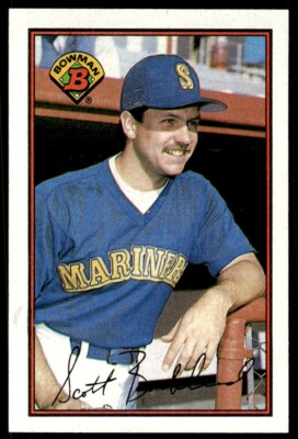1989 Bowman Baseball Card Scott Bankhead F Seattle Mariners #203 | eBay