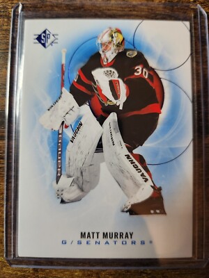 2020-21 Upper Deck SP Matt Murray Retail Blue Parallel #32 Ottawa ...
