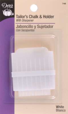 Tailor's Chalk & Holder W/Sharpener White | eBay