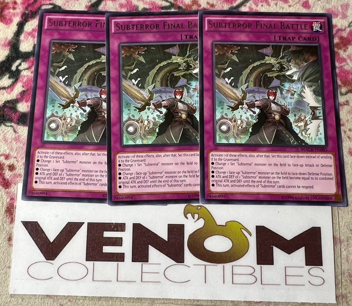 3x (M/NM) - Subterror Final Battle - MACR-EN085 - Rare - Unlimited ...