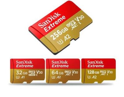 Sandisk Extreme Micro SD Karte 32GB 64GB 128GB Speicherkarte memory ...