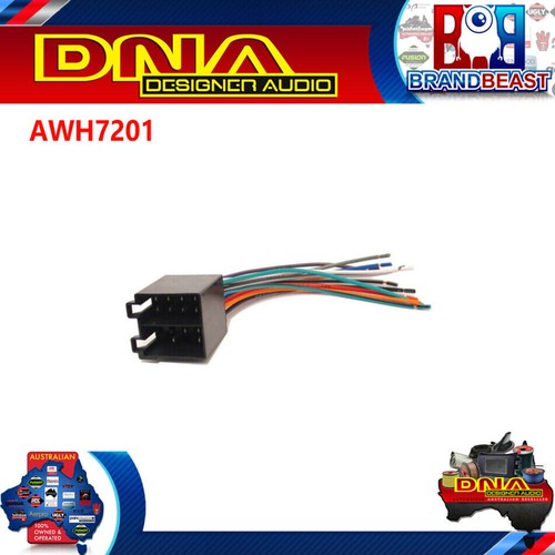 DNA AWH7201 Male ISO to Bare Wire Harness | eBay Australia