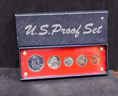 1950 5 Coin Proof Set in Plastic Case and Original Box (#262) | eBay