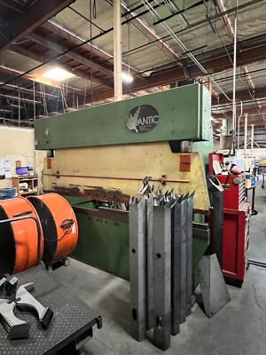 Atlantic HDE 120 Ton x 10' Hyd. Press Brake w/ Pendant Controller ...