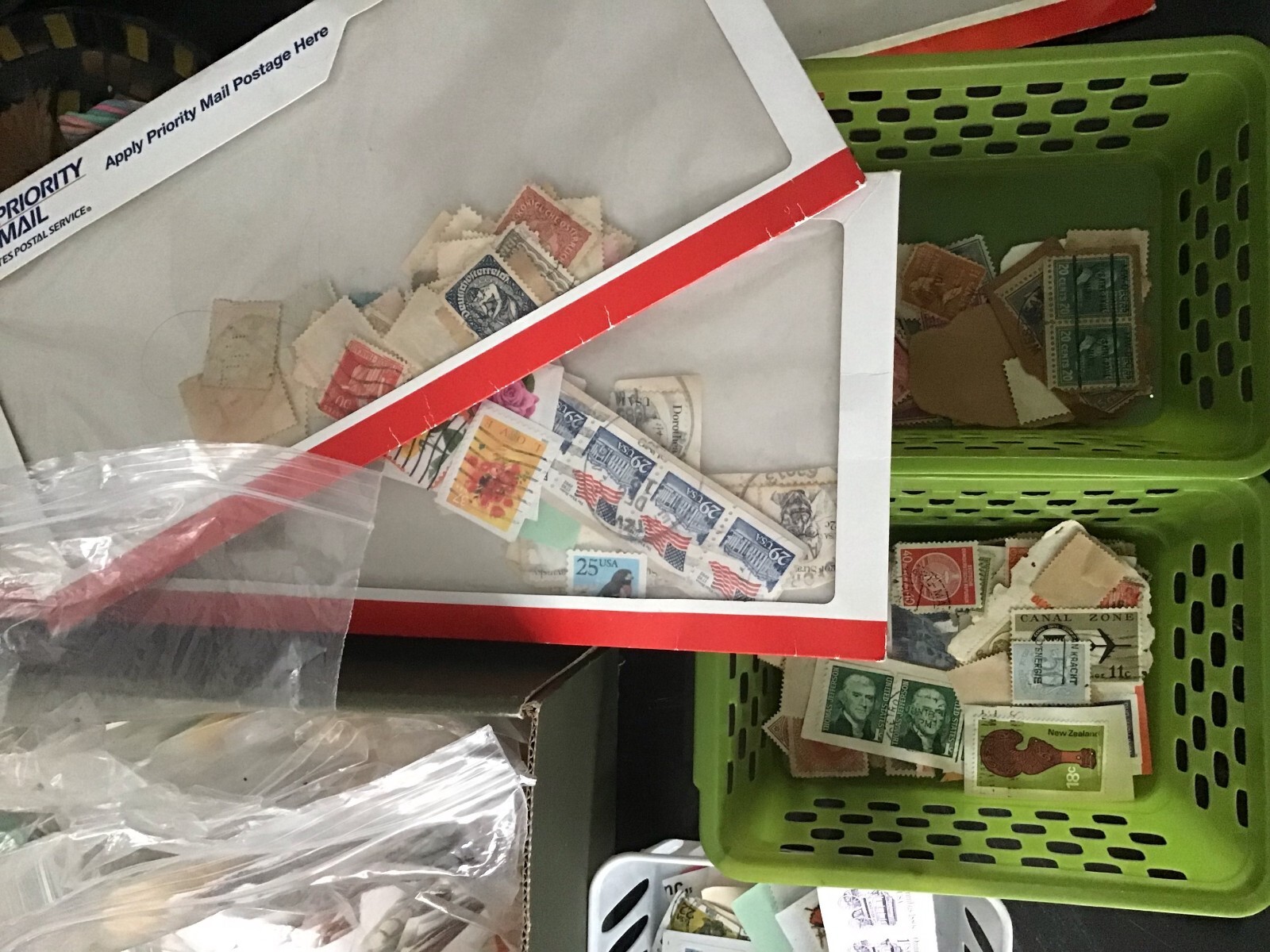 Rare Stamp Lot Retired Postal Workers Collection. World Wide Used And ...