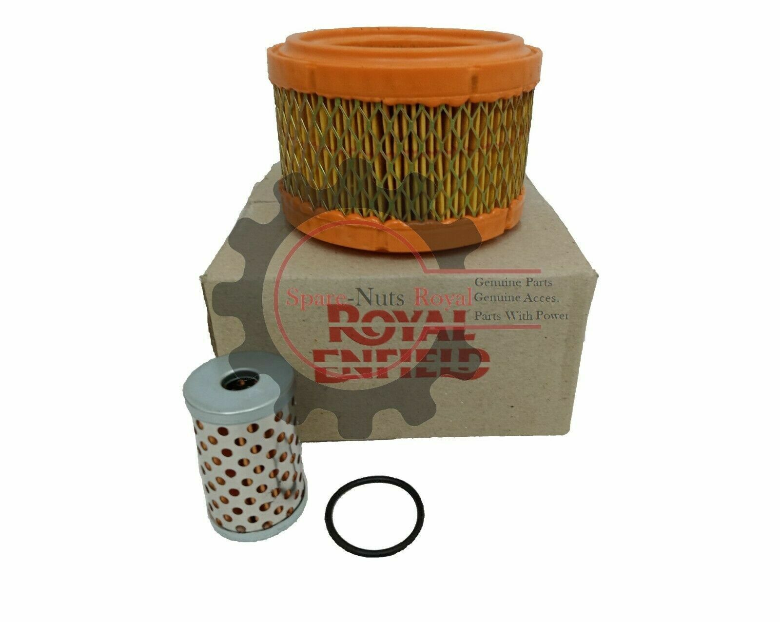 Air Filter Element and Oil Filter Fits Royal Enfield Classic & Bullet ...