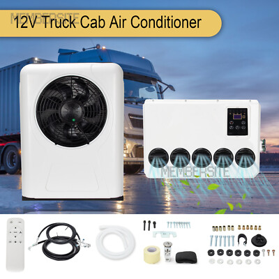 12000 BTU 12V Split AC Truck Cab Air Conditioner For Semi Trucks Bus RV ...