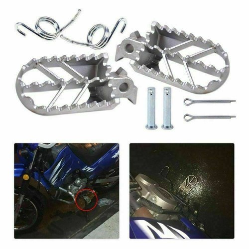 Stainless Steel Foot Pegs for Honda XR50R CRF50 CRF70 CRF80 CRF100F Pit ...