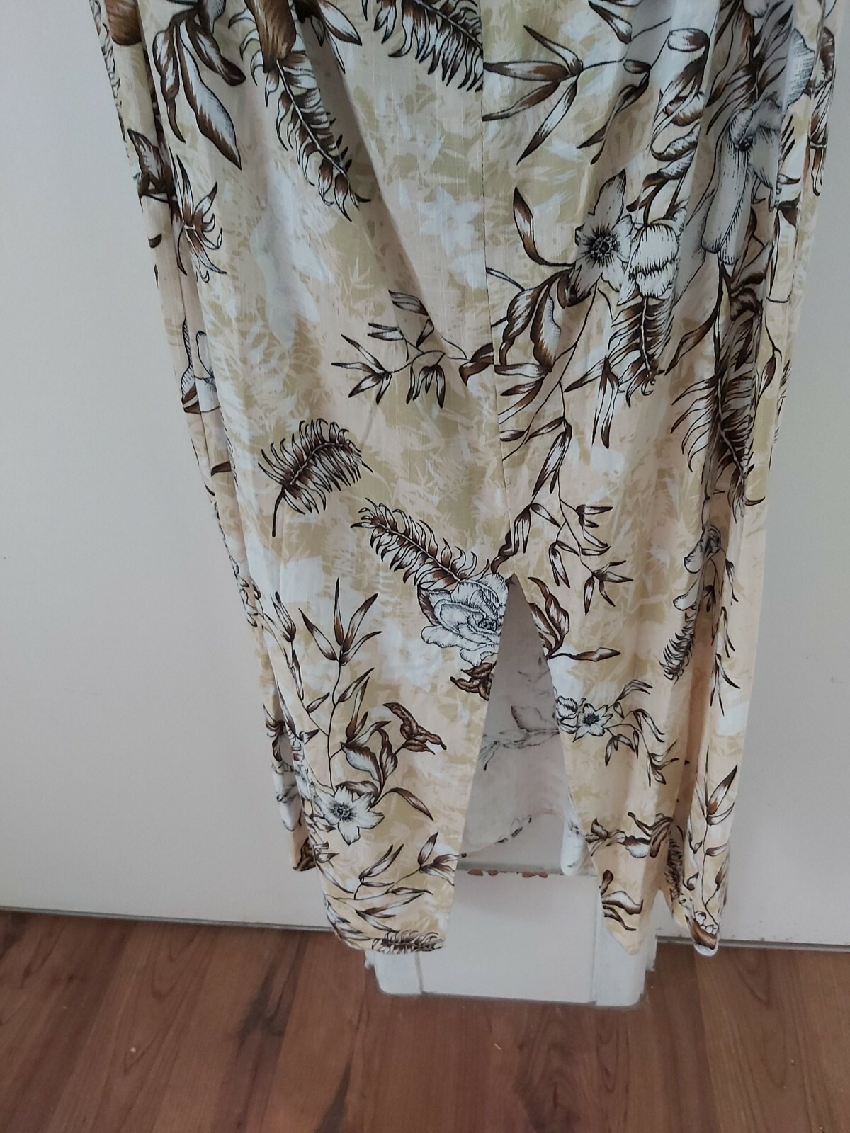 LINEN LUX 🌺 12 FLORAL LINEN COTTON MAXI | eBay