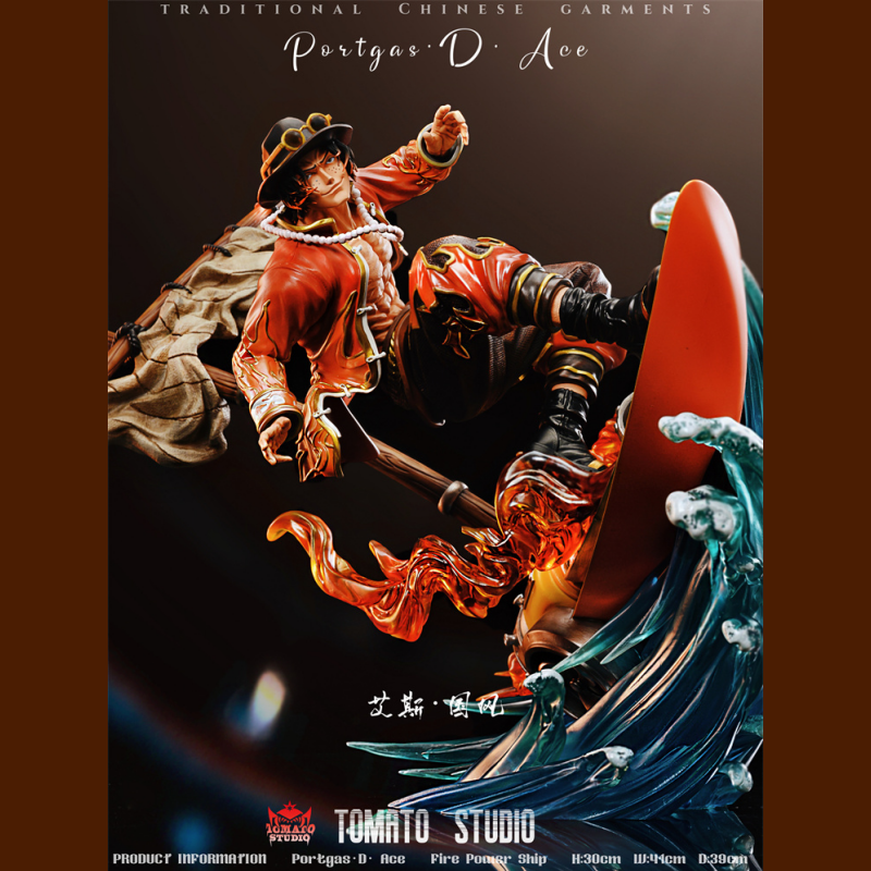 TOMATO Studio One Piece Portgas D Ace Resin Model In Stock 1/6 Scale ...
