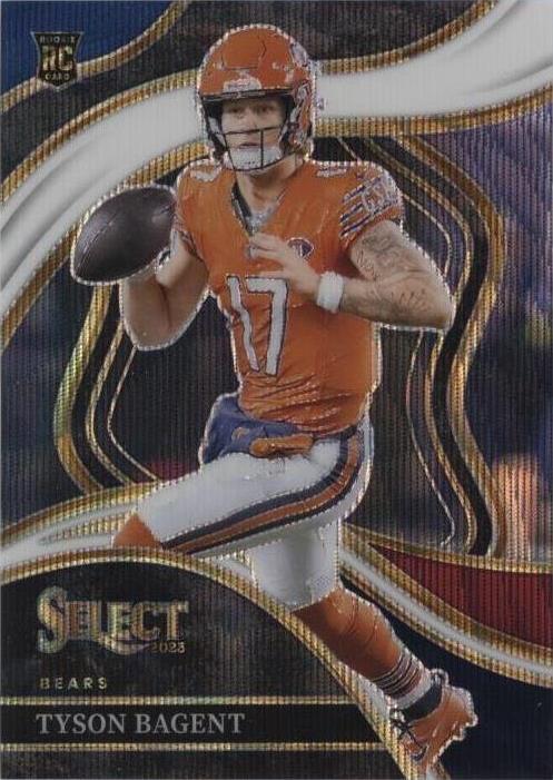 2023 Panini Select - Club Level Tyson Bagent #208 Tri-Color Prizm /149 ...