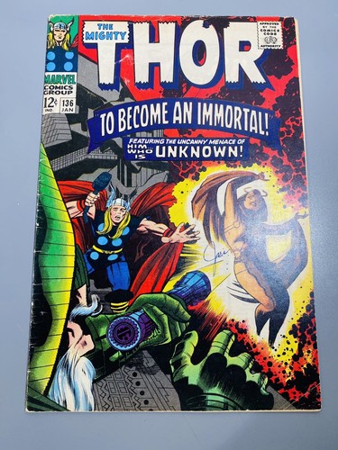 Thor #136 1st Adult Lady Sif! Stan Lee! Jack Kirby Art! Marvel 1967 | eBay