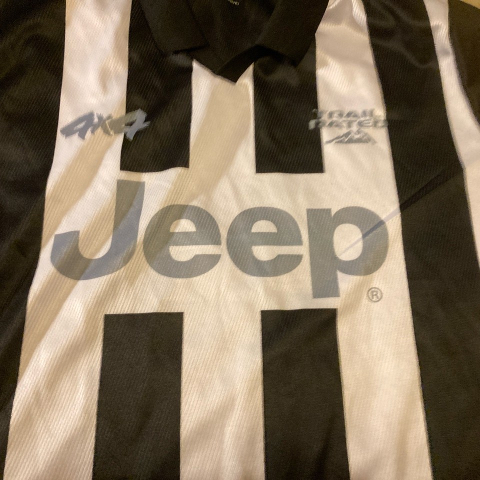 Mens Jeep Juventus Style Retro Football Shirt Size XXLBrand New with ...