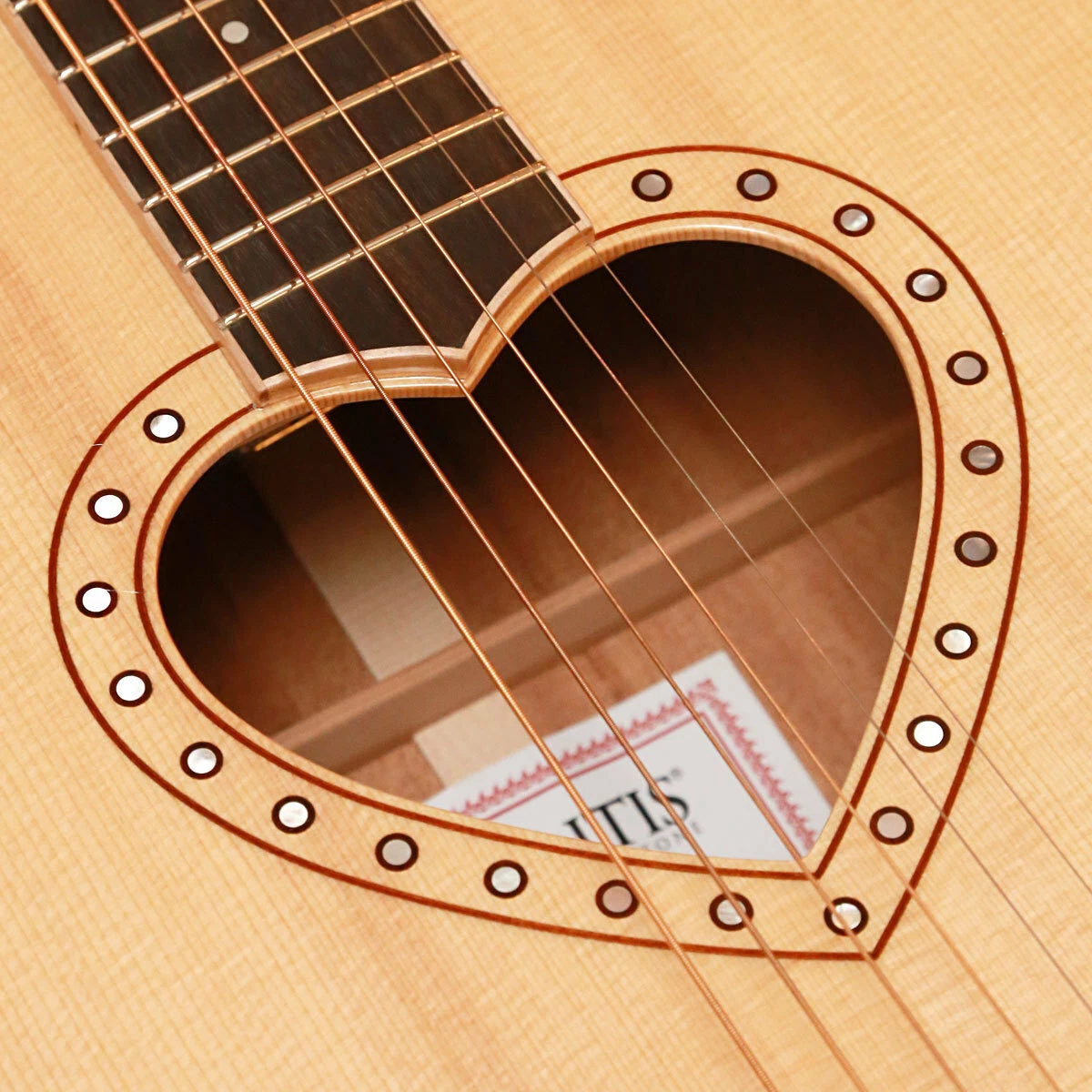 Heart Shaped Acoustic Guitar