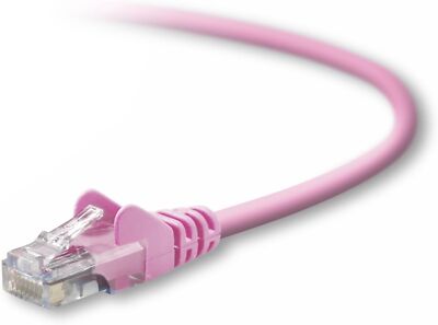 Belkin A3L791-10-PNK-S 10 Ft CAT5e RJ45 Ethernet Network Patch Cable ...