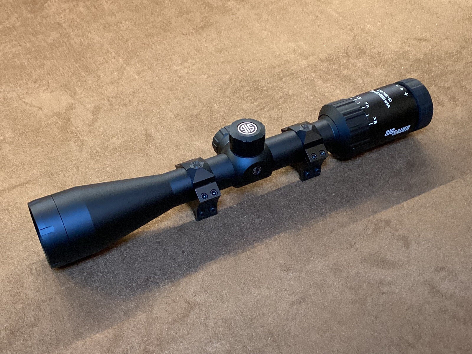 SIG SAUER WHISKEY3 3-9x40 mm Rifle Scope - BDC Quadplex With Sig Alpha Rings. | eBay